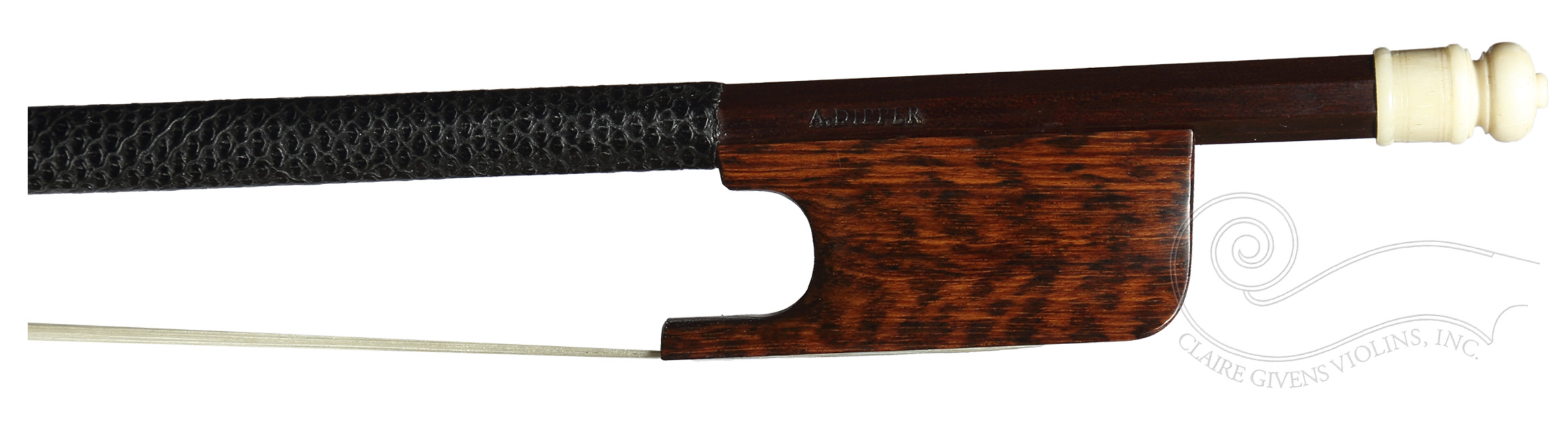 Viola Bow: Baroque, A. Dipper, P. Tourte Model | Claire Givens Violins, Inc